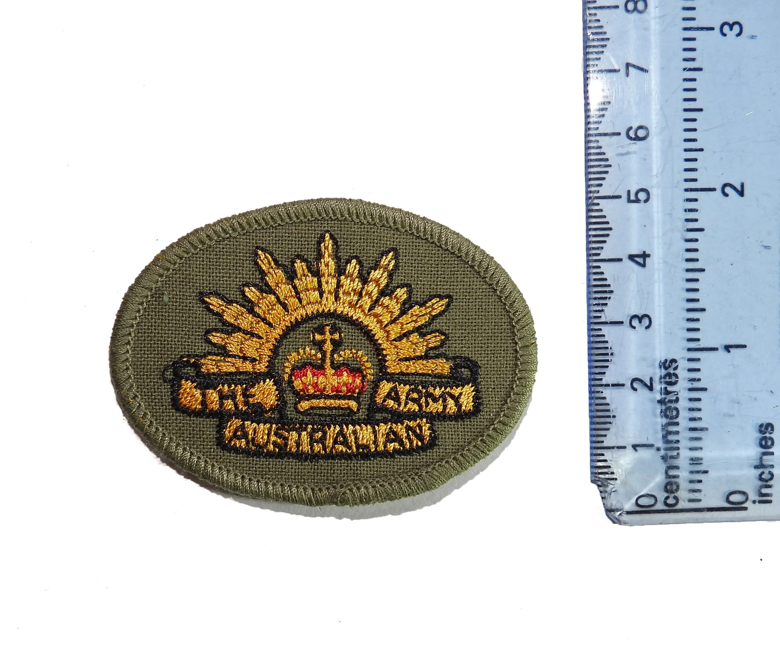 Australian Army Rising Sun Oval Shoulder Patch. — Outpost9 - Military ...