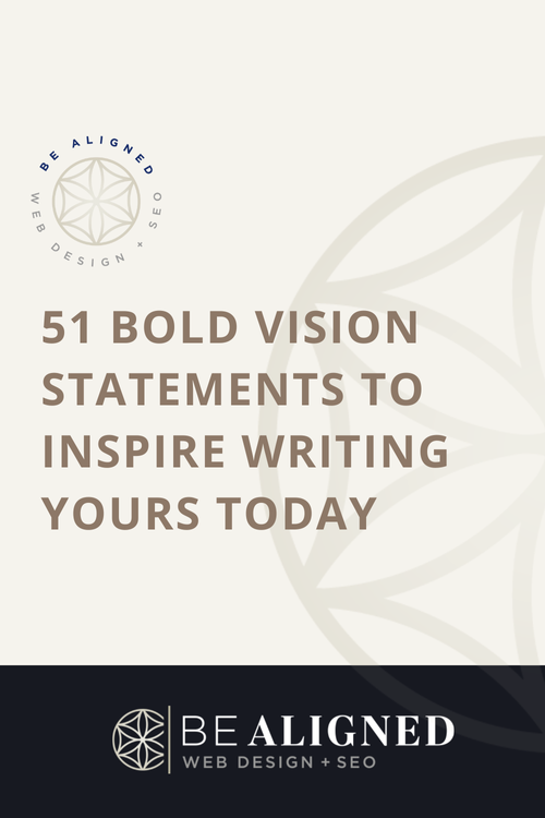 51 Bold Vision Statement Examples to Inspire Writing Yours Today | Be ...