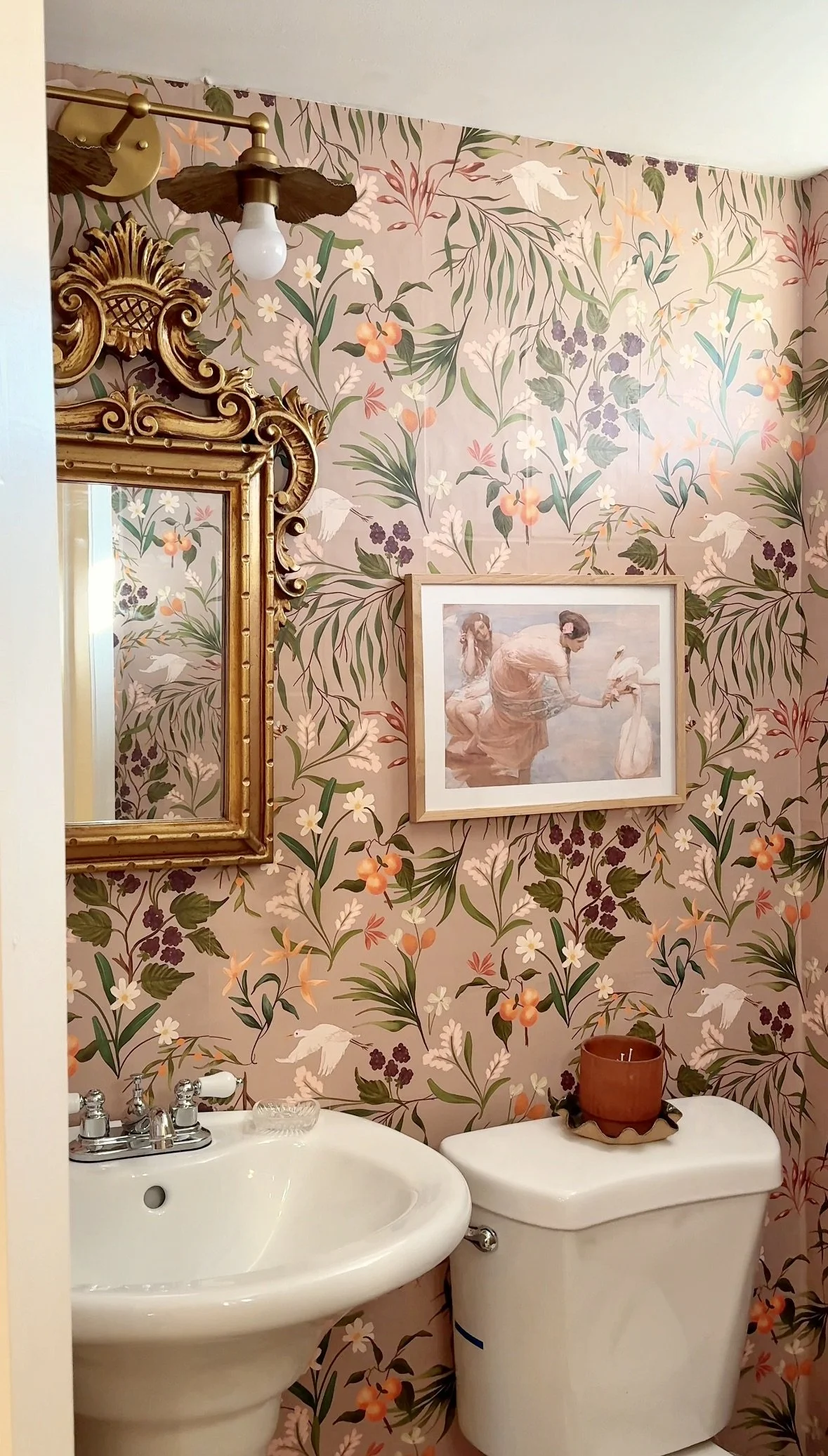 Transforming a Crusty Half Bath into Timeless Elegance — Healing Your Home
