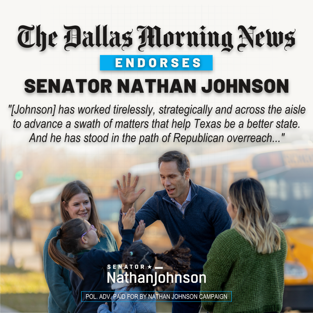 Senator Nathan Johnson | Texas Senator for SD16