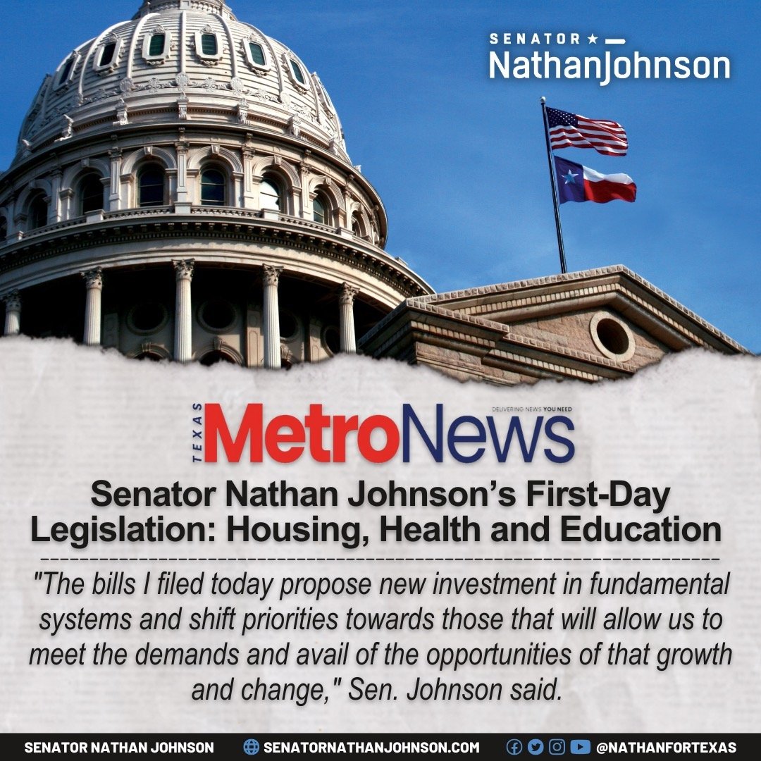 Senator Nathan Johnson | Texas Senator for SD16