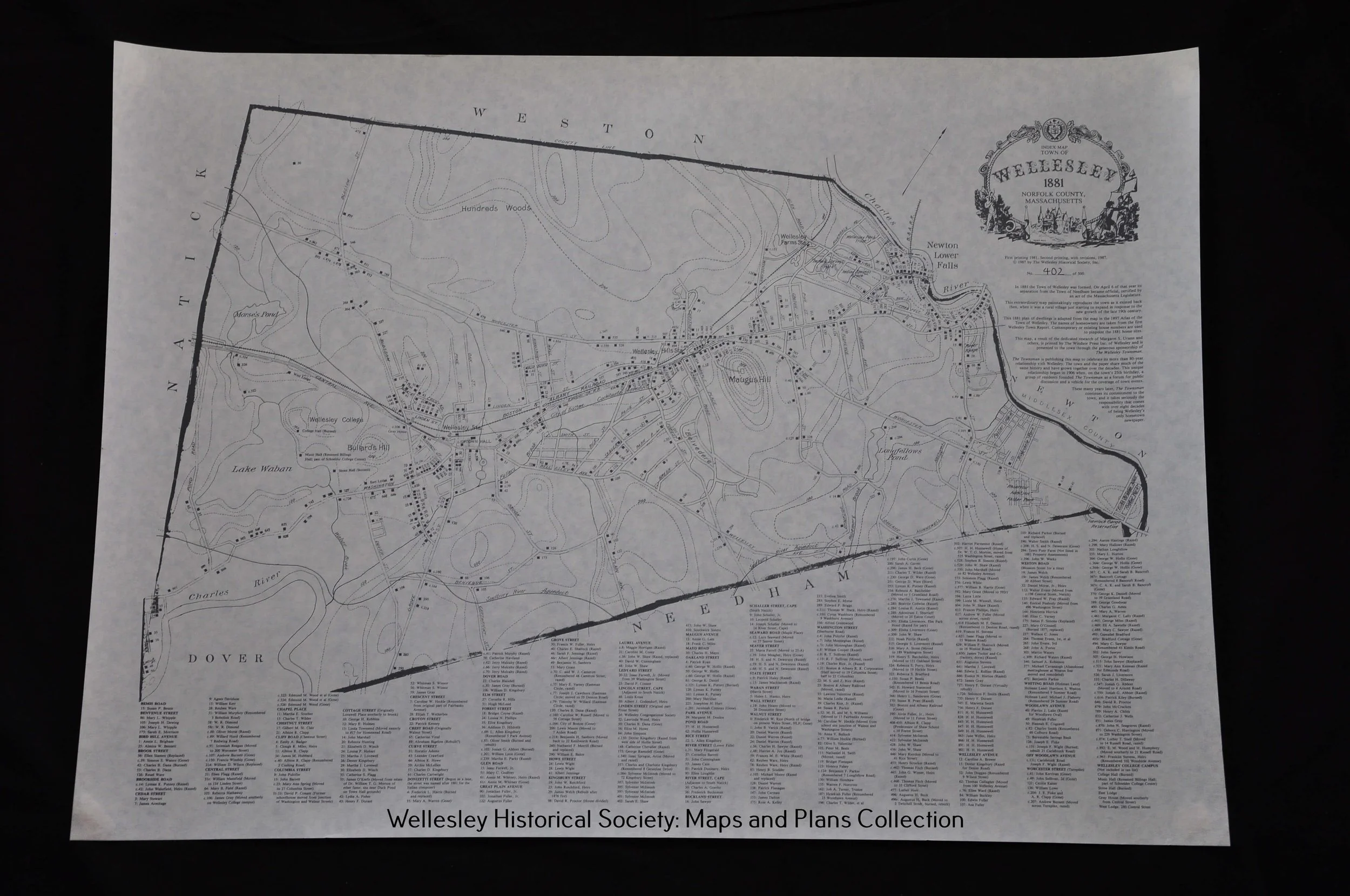 Atlases, Maps & Architectural Plans — Wellesley Historical Society
