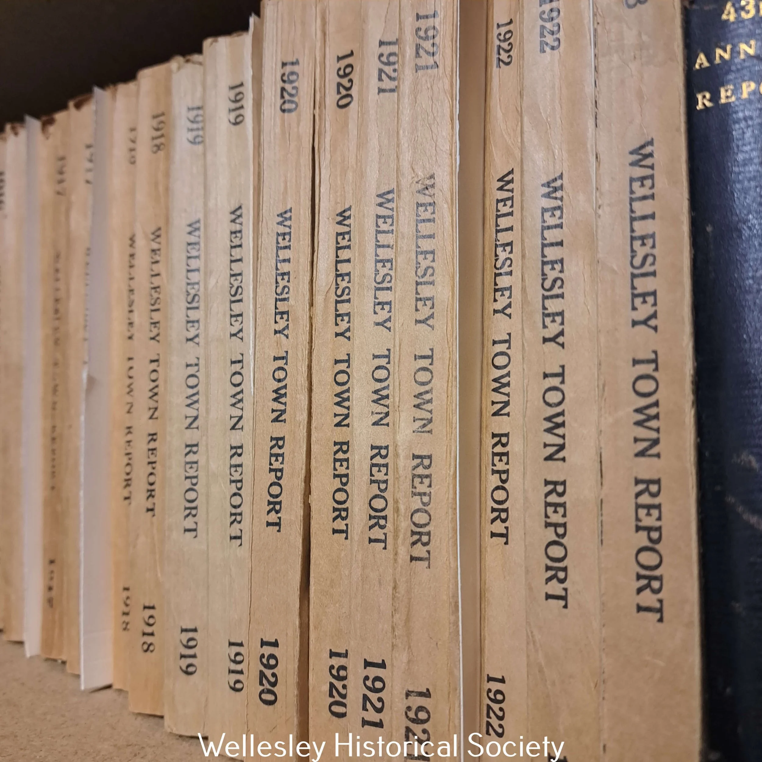 Collection of Town of Wellesley Materials — Wellesley Historical Society