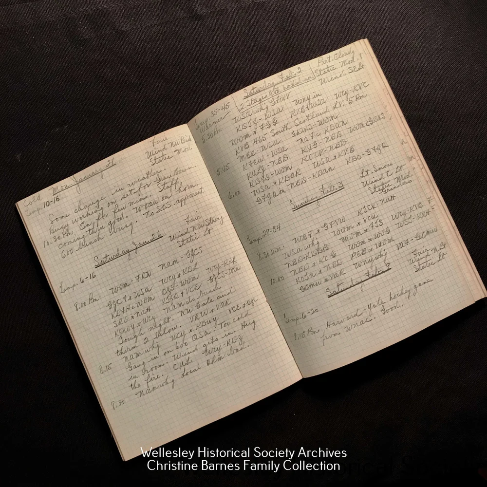 Irving Taylor Barnes Maritime Journals — Wellesley Historical Society
