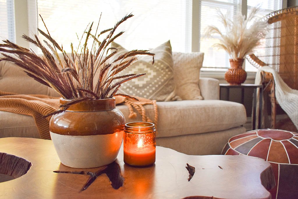 Cozy Fall Living Room Tour — The Altered Abode - Interior Design