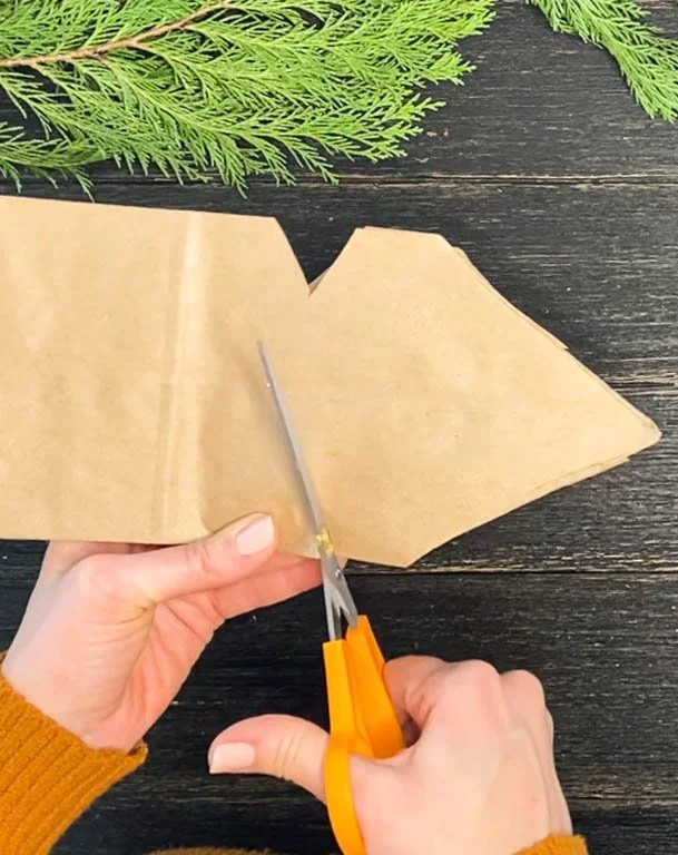 DIY Paper Bag Snowflakes — The Altered Abode - Interior Design