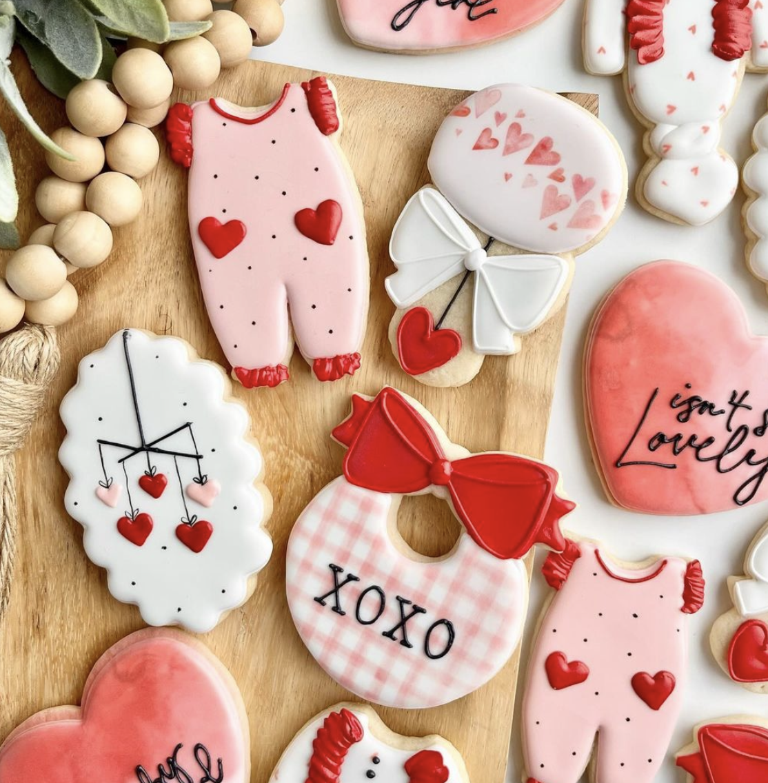 20+ Decorated Valentine's Day Cookie Designs