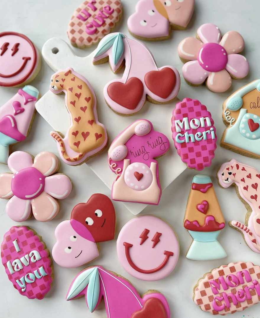20+ Decorated Valentine's Day Cookie Designs