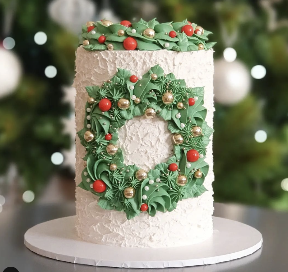 Easy Christmas Cakes 25 Buttercream Christmas Cake Decoration Ideas