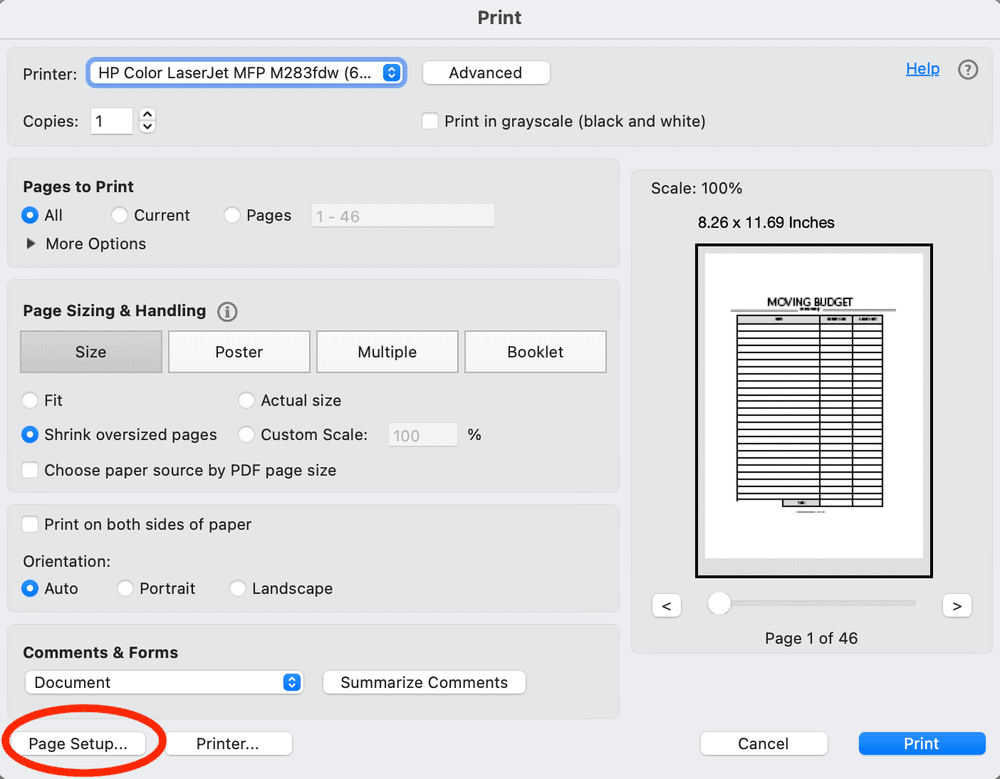 How To Print Your Printable Planner Inserts Without Pulling Out Your ...
