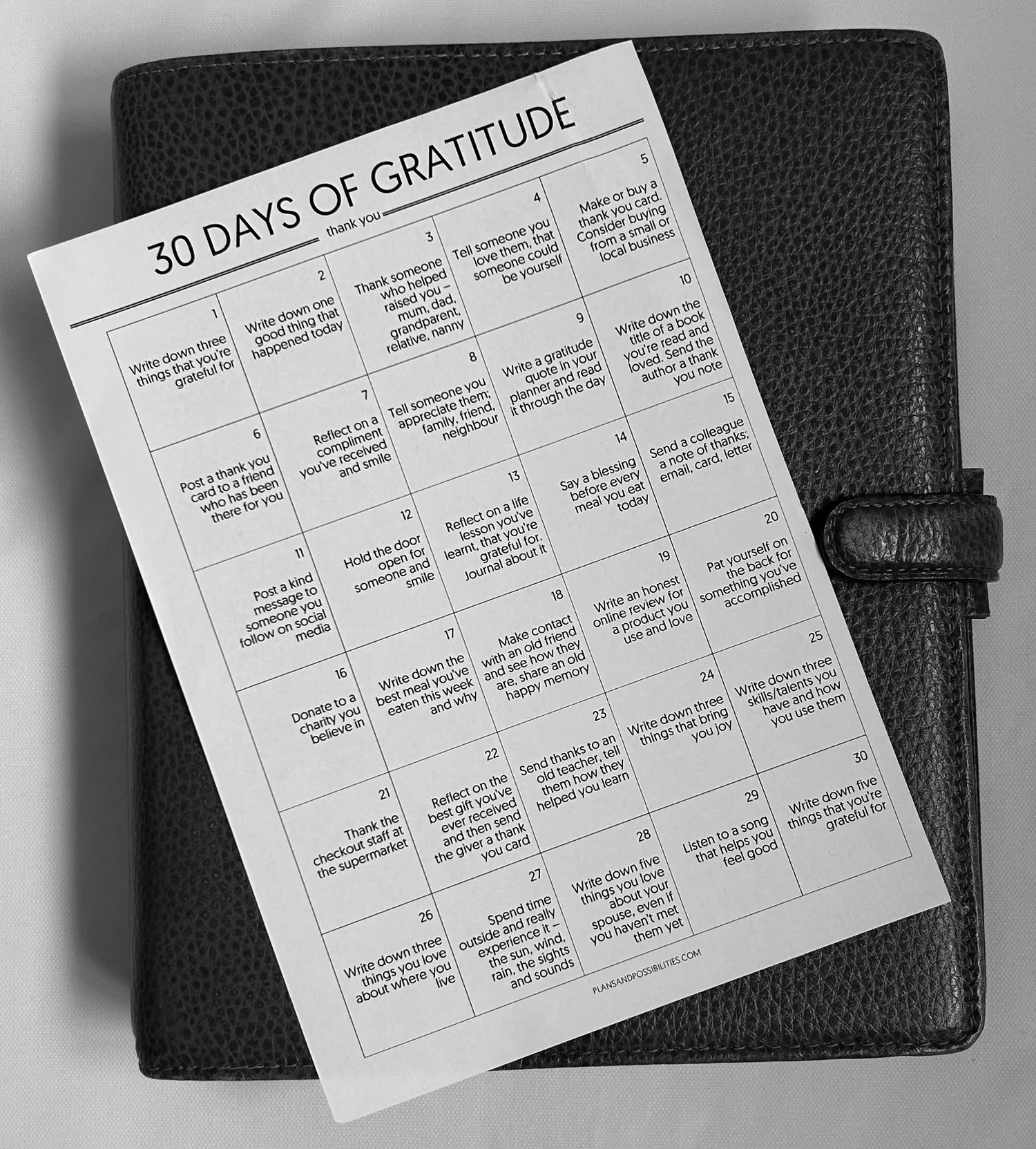 Free Planners — Plans & Possibilities