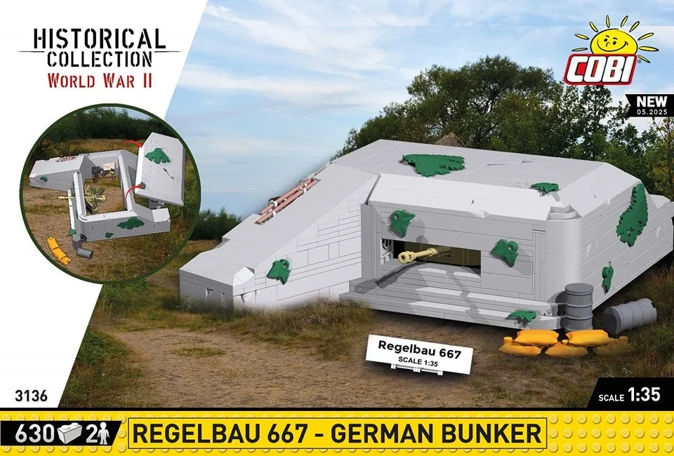 COBI Regelbau 667 - German Bunker : Set #3136 — buildCOBI.com Cobi ...