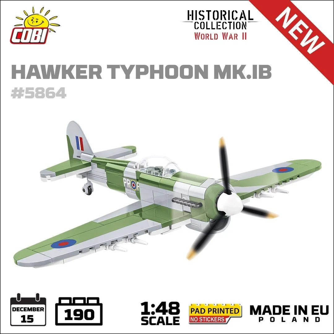 COBI Hawker Typhoon MK.IB Fighter/Bomber 1:48: Set #5864 — buildCOBI ...