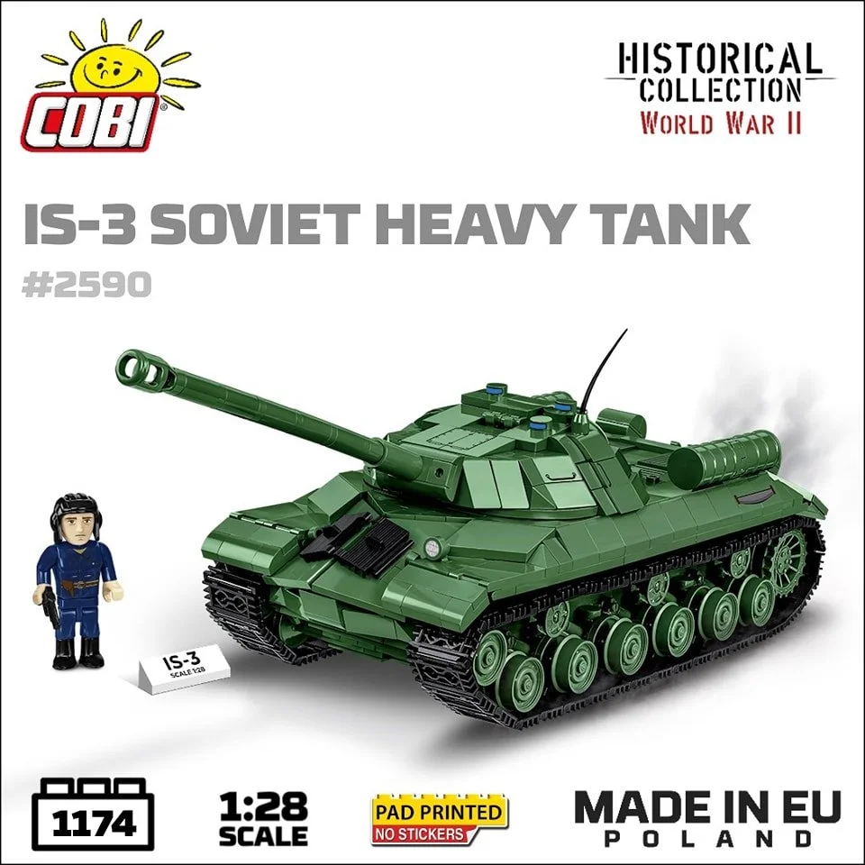 COBI IS-3 Soviet Heavy Tank | COBI Tank Set #2590 — buildCOBI.com Cobi ...