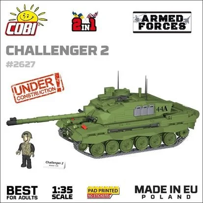 COBI Challenger 2 Tank: Set #2627 — buildCOBI.com Cobi Building Sets