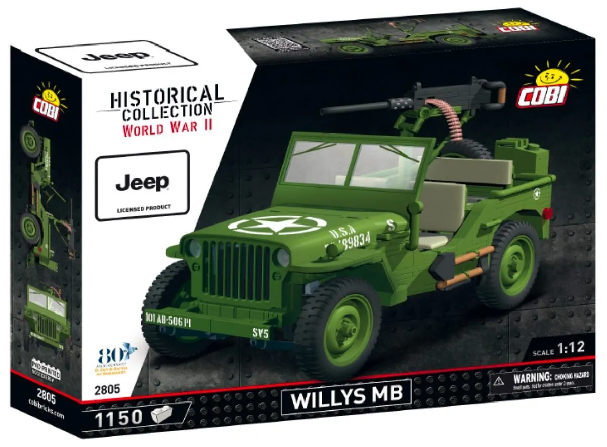 COBI Jeep Willys MB | COBI Military Vehicle Set 2805 — buildCOBI.com ...