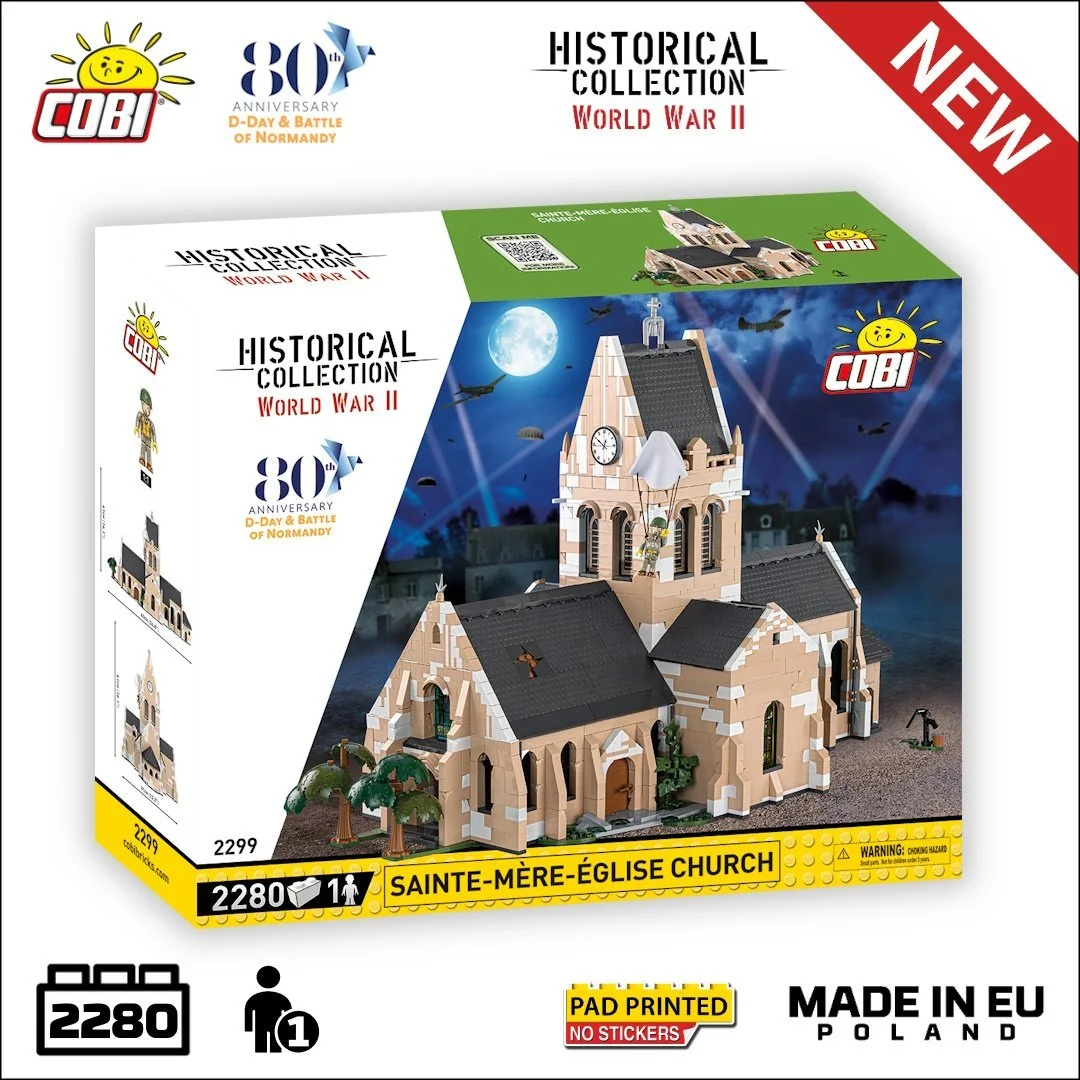 COBI Sainte-Mere-Eglise Church: Set #2299 — buildCOBI.com Cobi Building ...