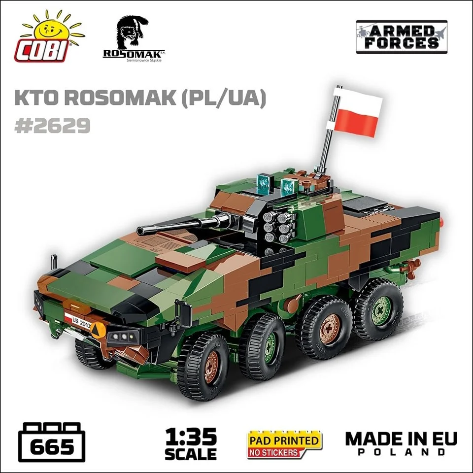 COBI KTO Rosomak (PL/UA) Multi-Role Vehicle : Set #2629 — buildCOBI.com ...