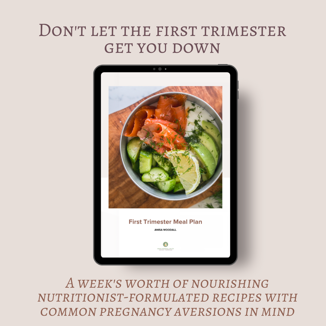 Meal Plans for Pregnancy and Postpartum by Anisa Woodall, MS CN ...
