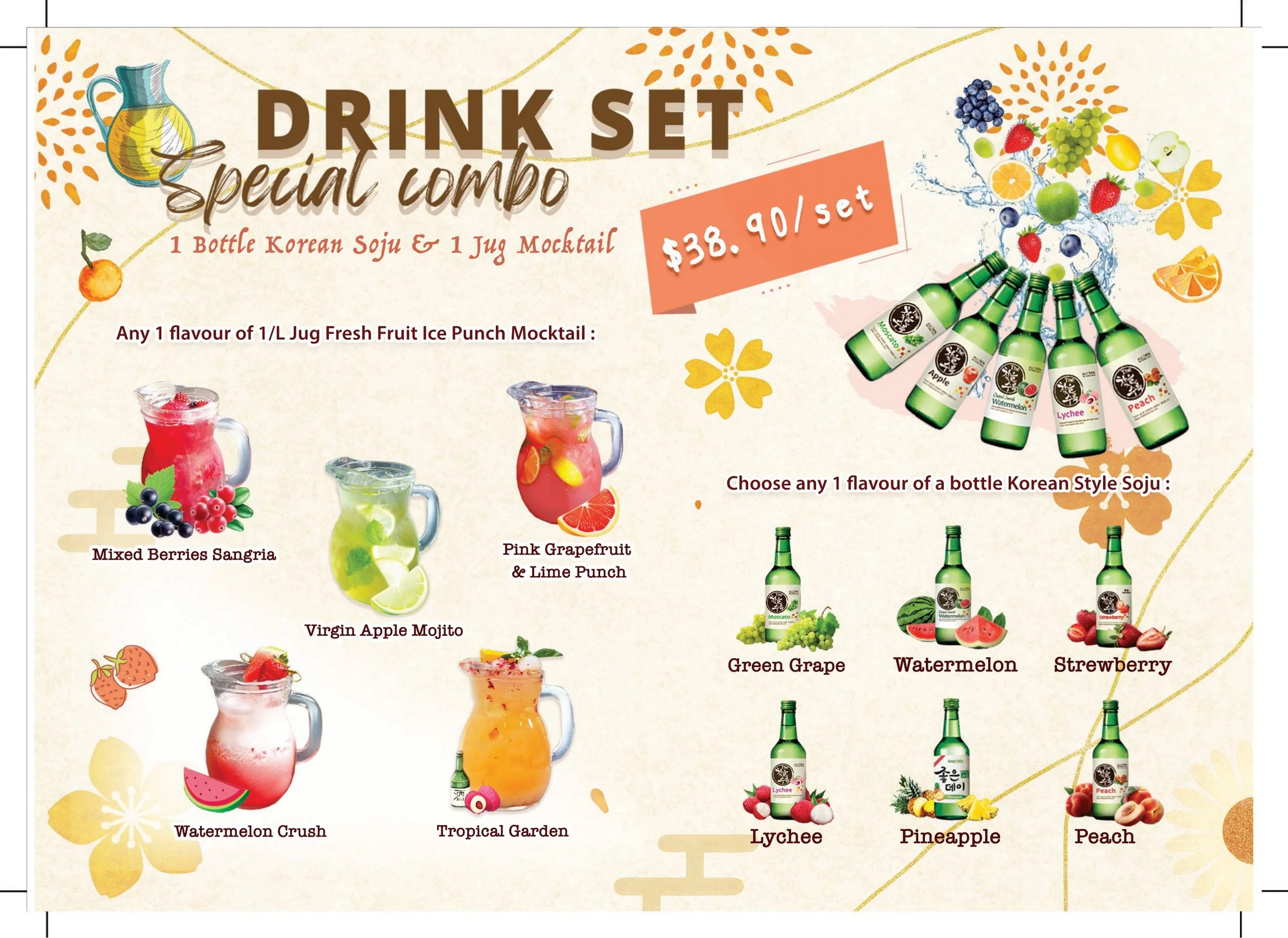 Menu — Dohtonbori Restaurant