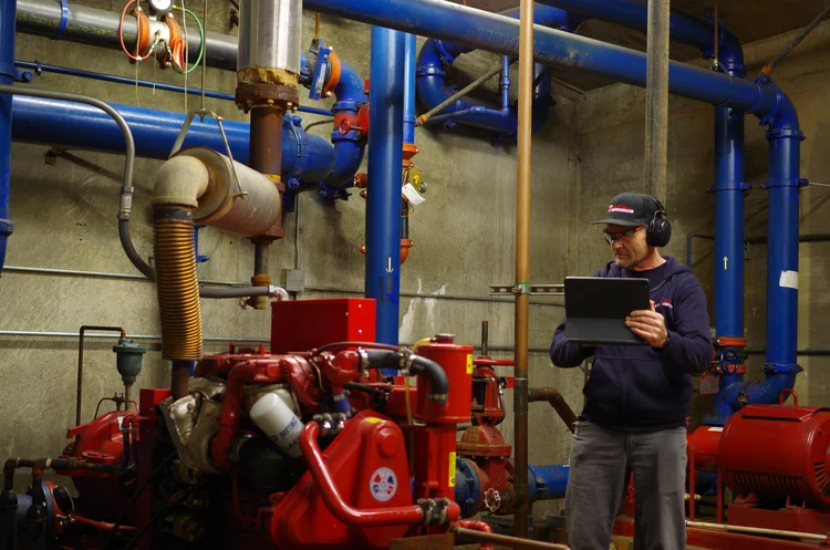 Weekly/Monthly Fire Pump Testing — A-Total Fire Protection Company, Inc.