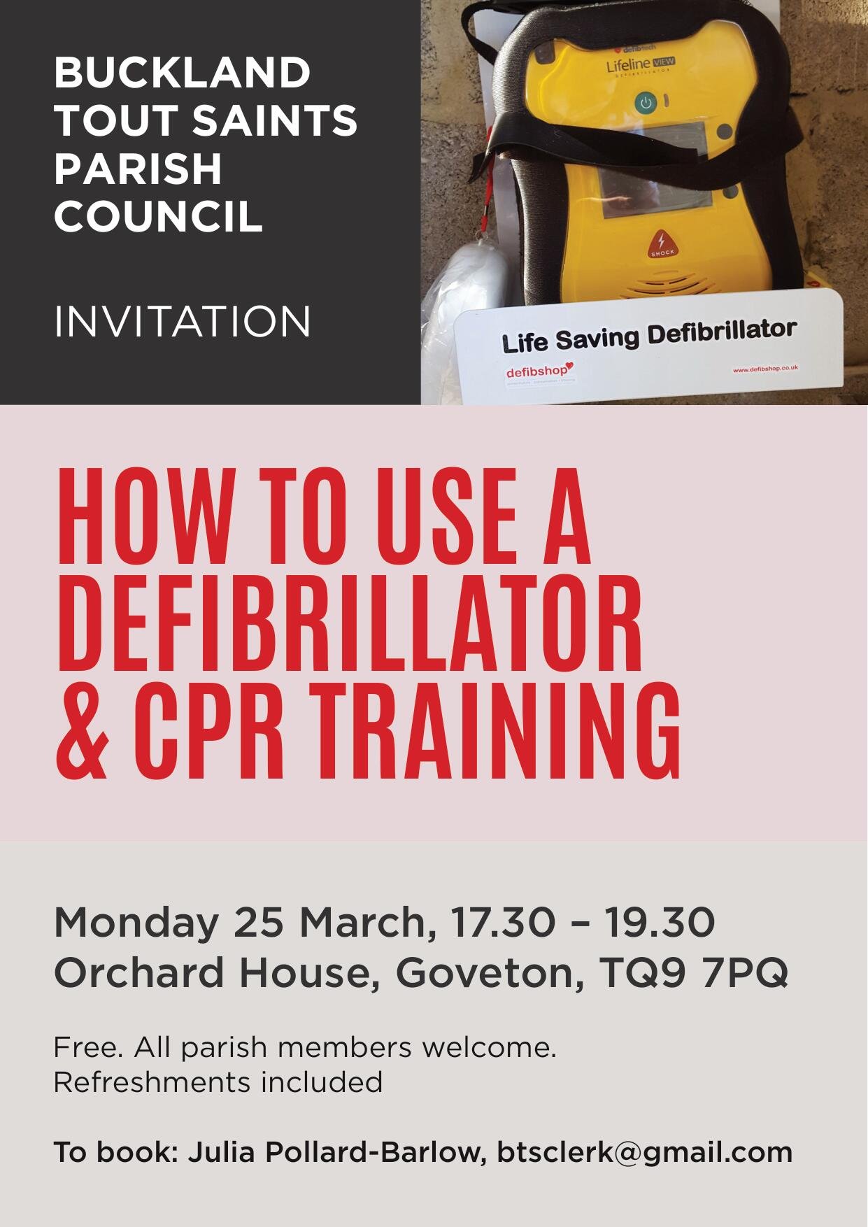 News & Events — Buckland Tout Saints Parish