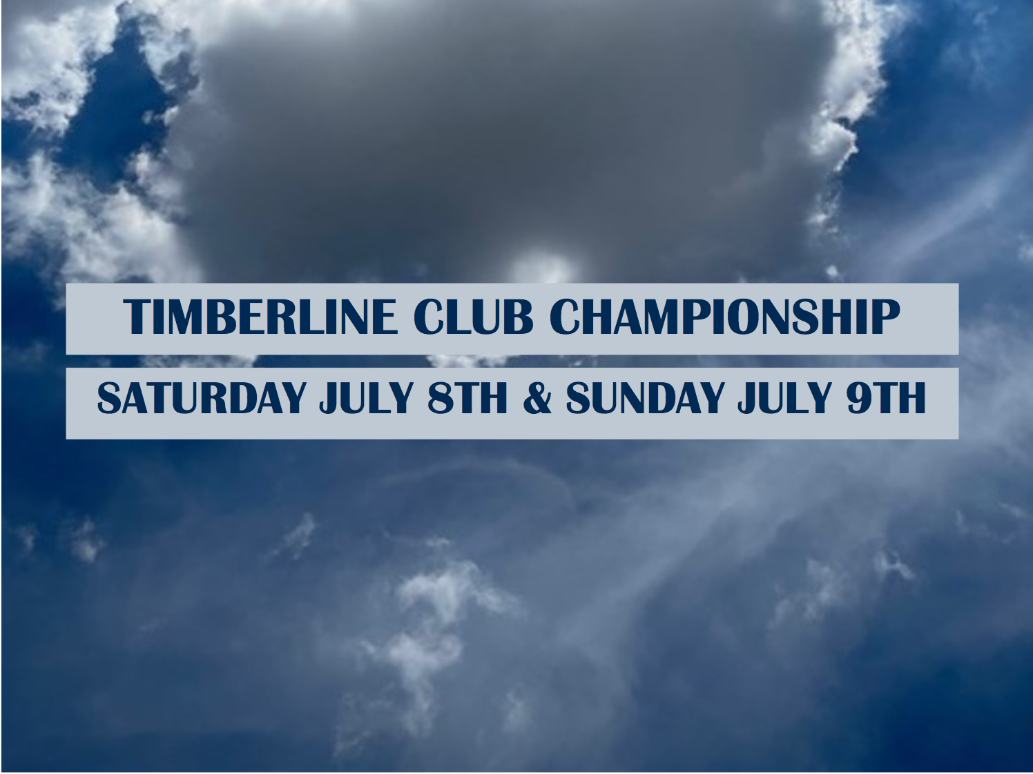 UPCOMING EVENTS — timberlinegolf.com