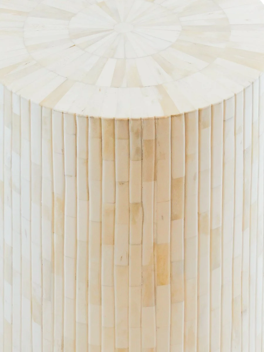 Dorothea Bone Inlay Pillar — Curated Furnishings