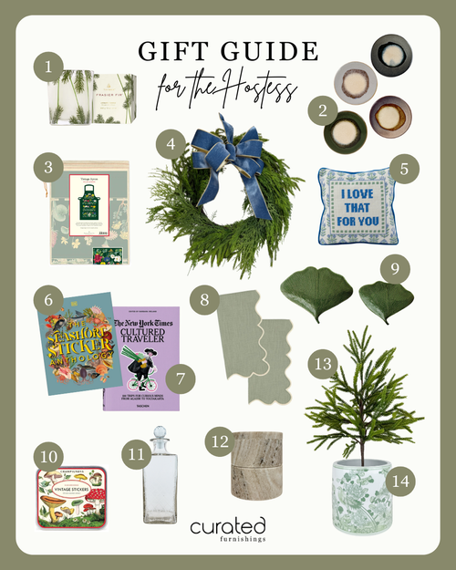 Host & Hostess Gift Guide | Curated Furnishings’ 2025 Holiday Picks ...