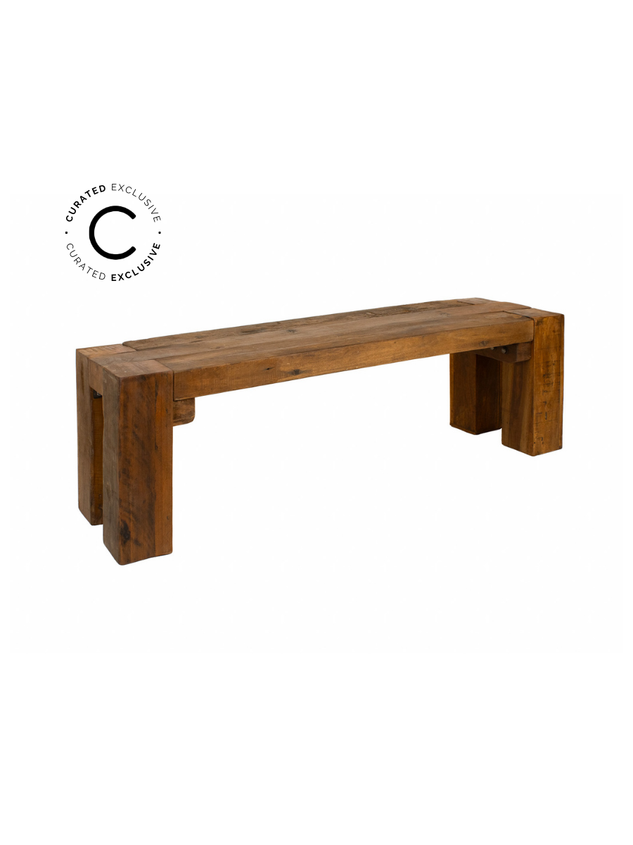 RESTO Reclaimed Wood Bench — Curated Furnishings