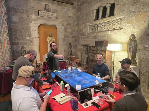 Tabletop RPG in a Castle