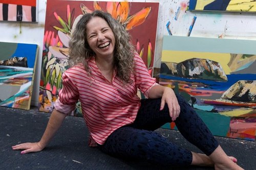 Artist Angela Maritz