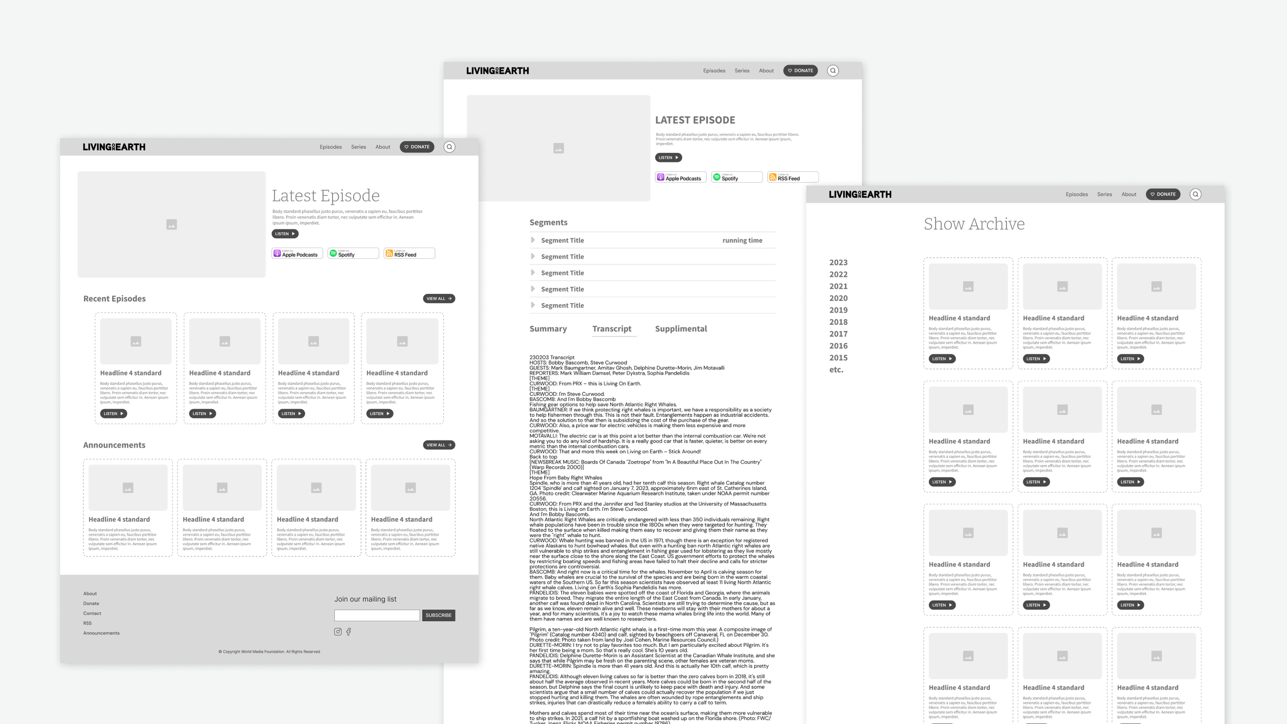 LOE UI/UX — John Pinsky Design