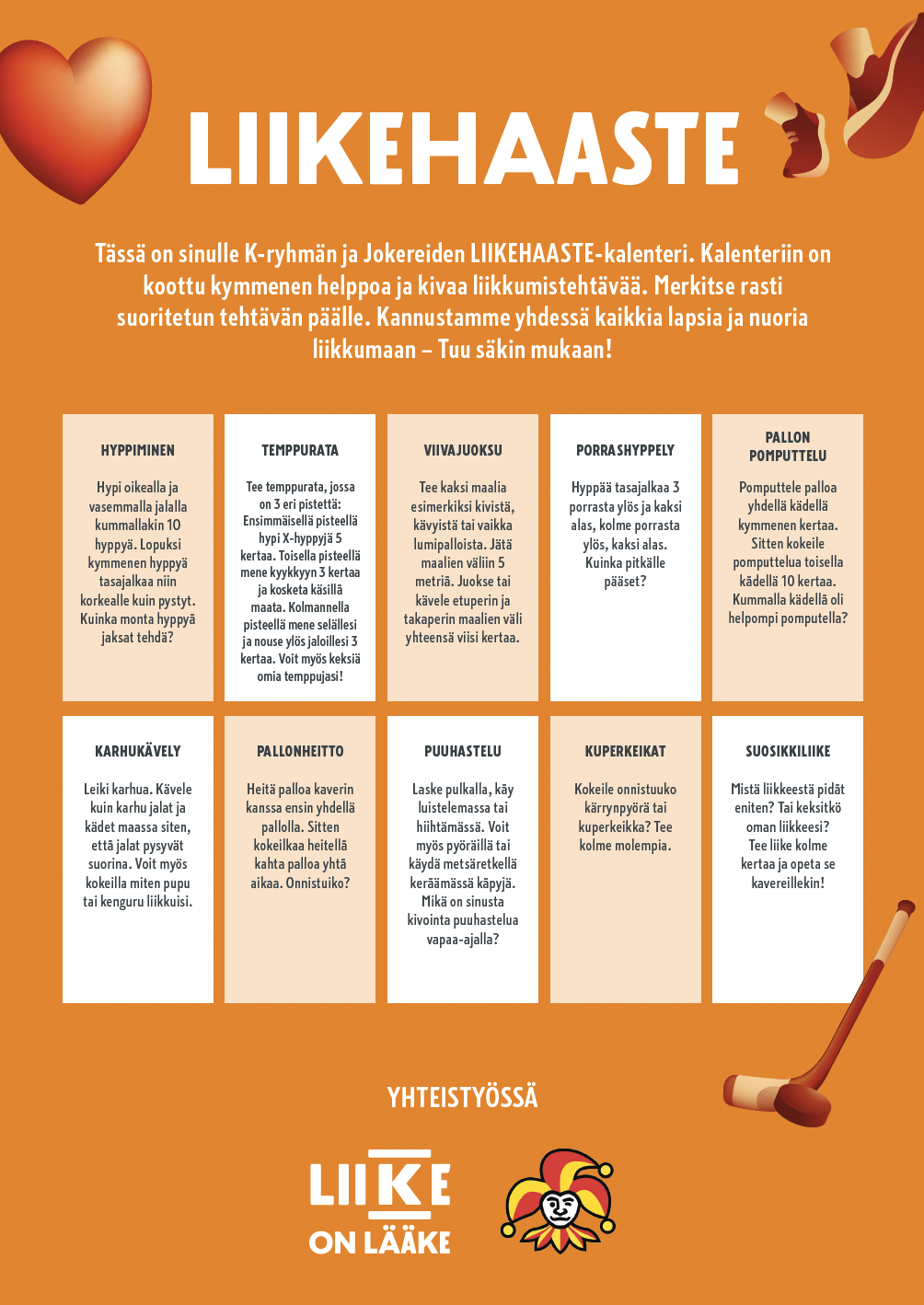 Liike on lääke — JOKERIT