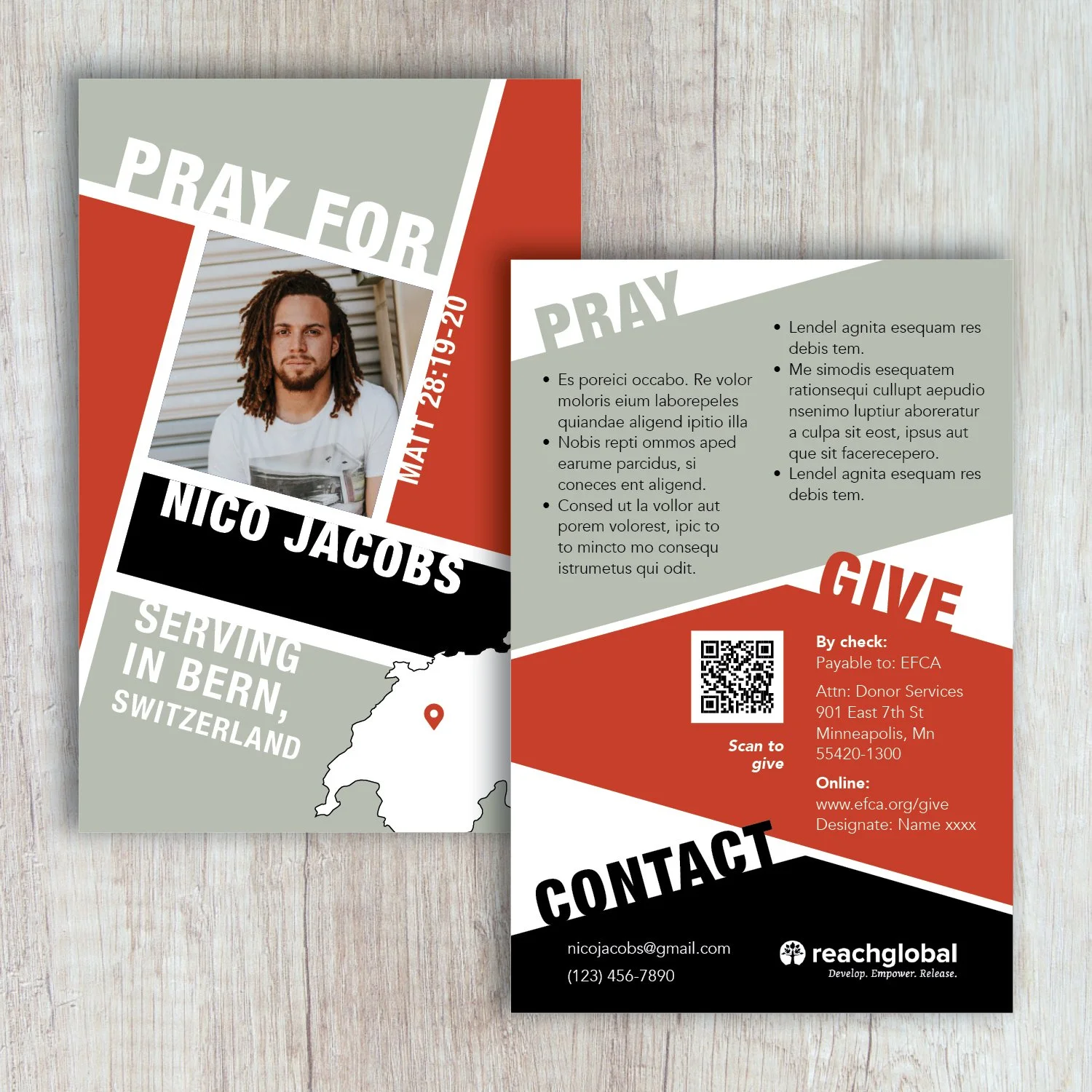 Traina - Prayer Card — The Good Story