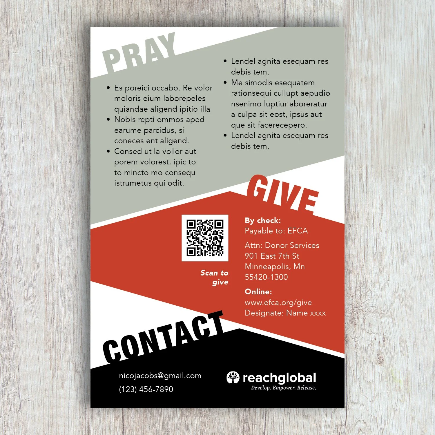 Traina - Prayer Card — The Good Story