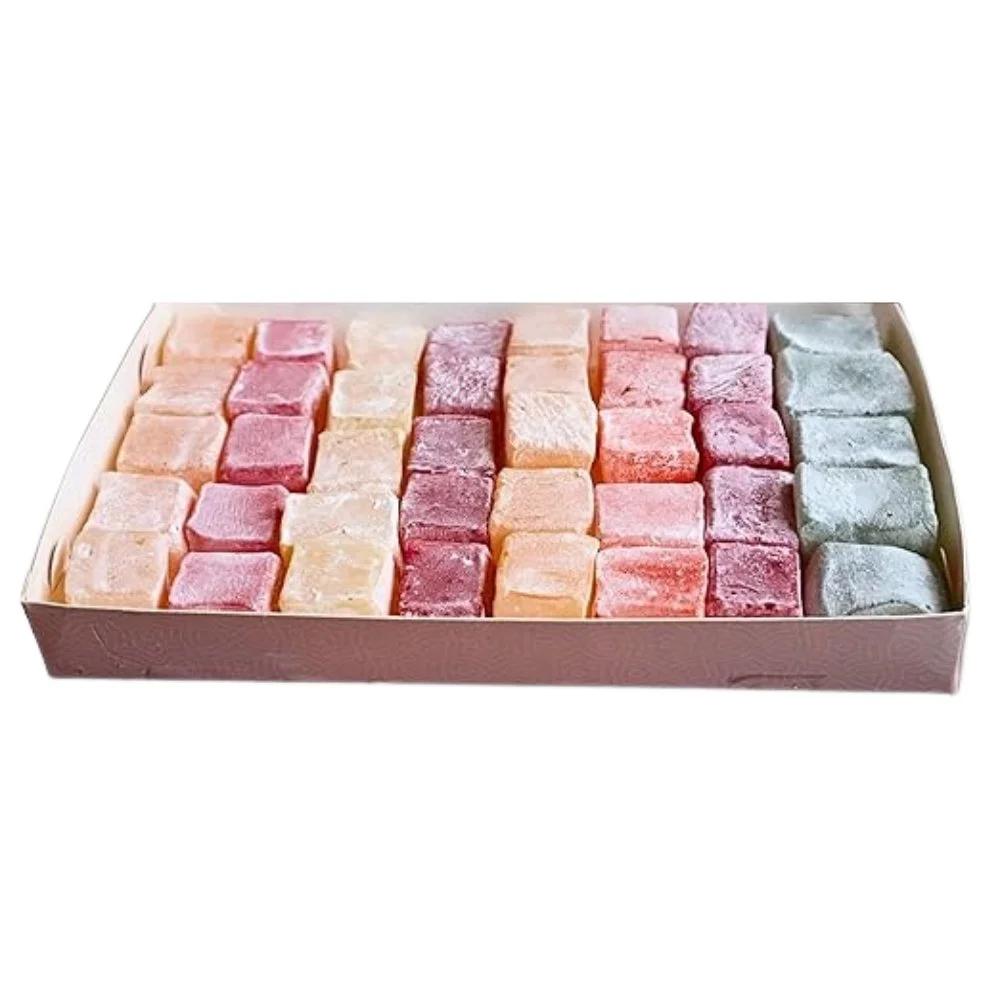 Turkish Delight Lokum Classic Orange Cubes