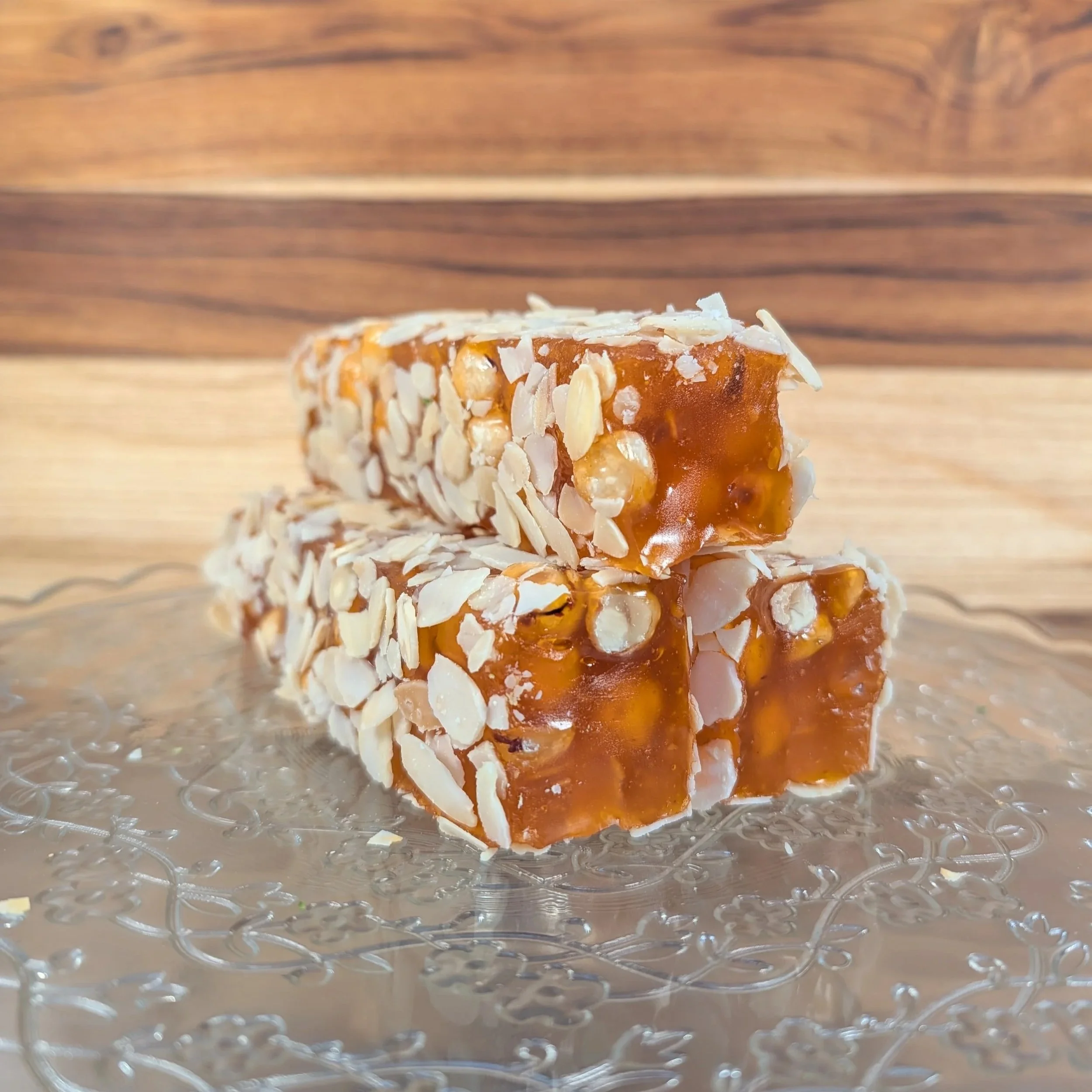 Turkish Delight with Orange Flavour and Hazelnuts