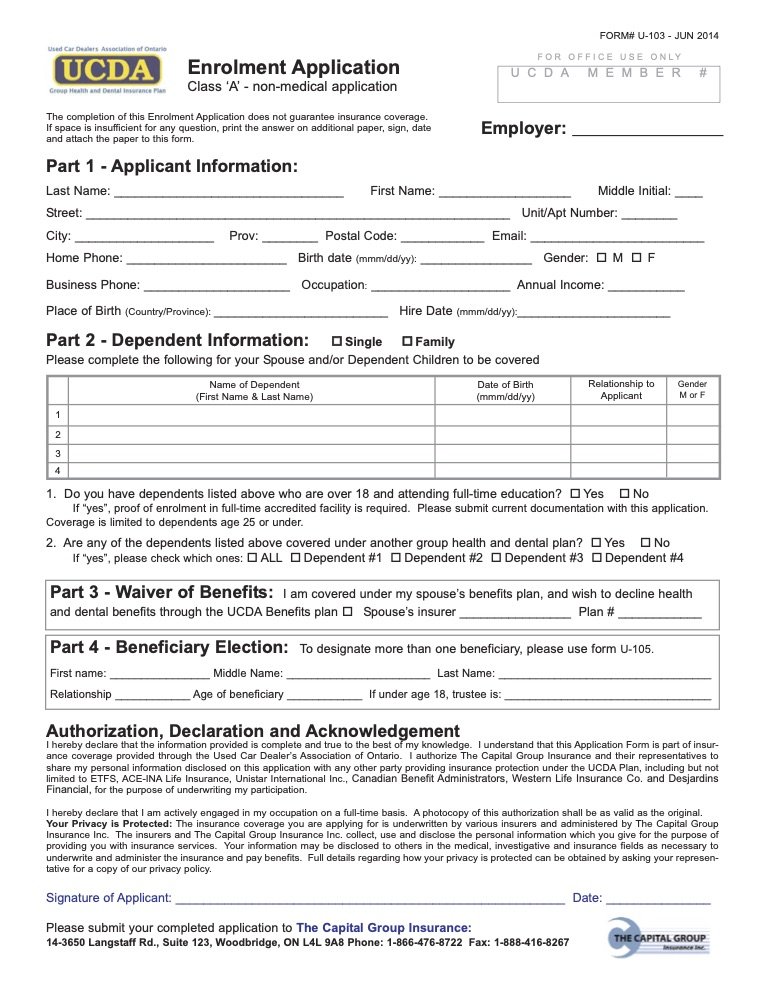Services — UCDA Employee Benefits