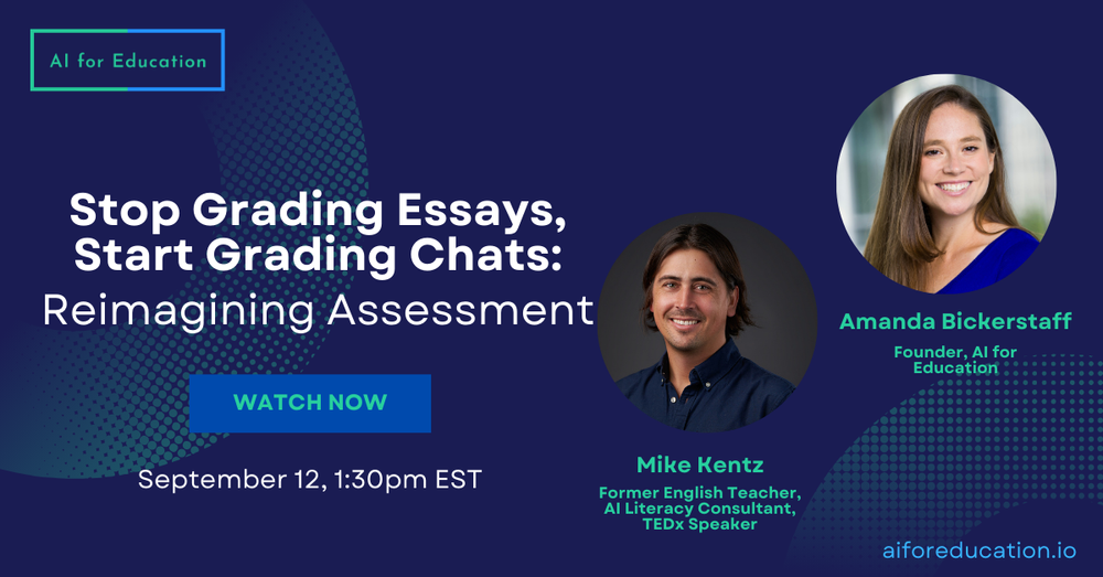 AI Webinars for Educators — AI for Education