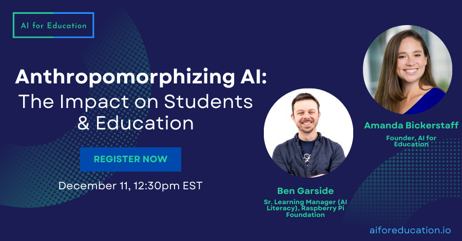 AI Webinars for Educators — AI for Education