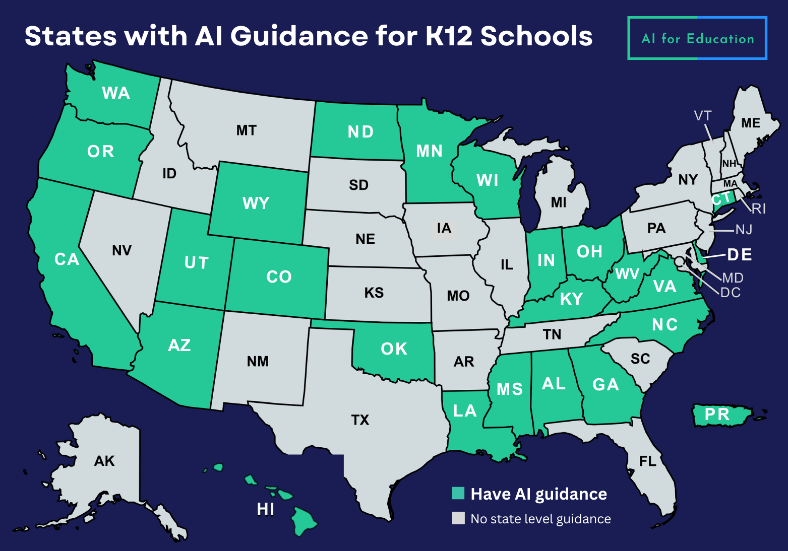 State AI Guidance for Education — AI for Education