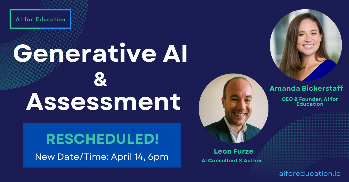 Generative AI & Assessment — AI for Education