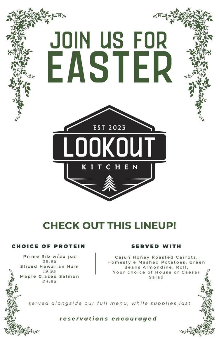 Easter At Lookout Kitchen — TheLookoutKitchen