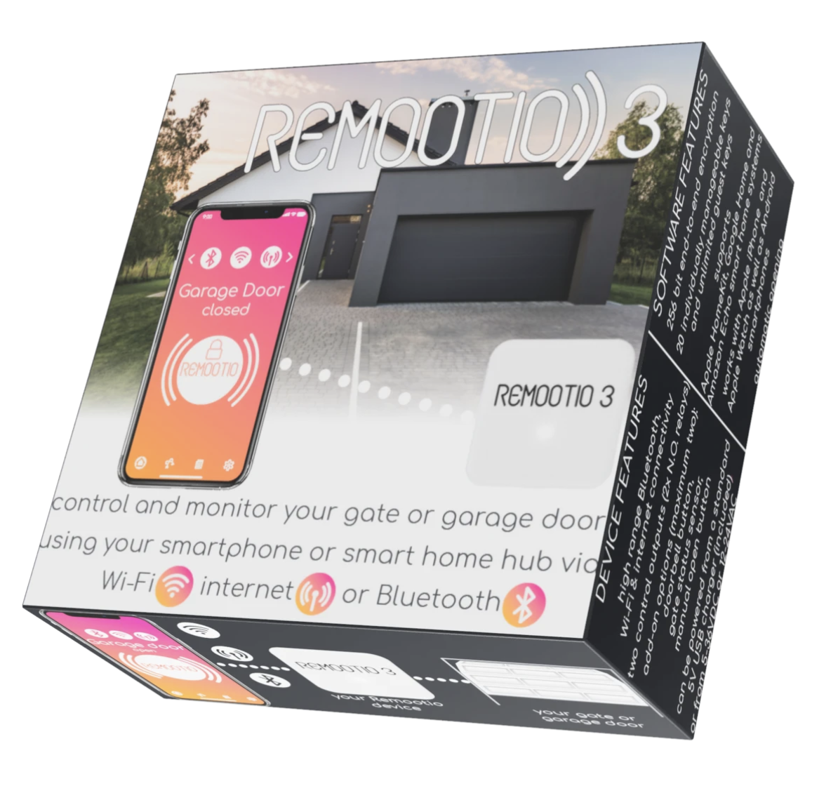 Remootio 3 - Smart Garage door and Gate Opener - Remootio UK — Charged ...