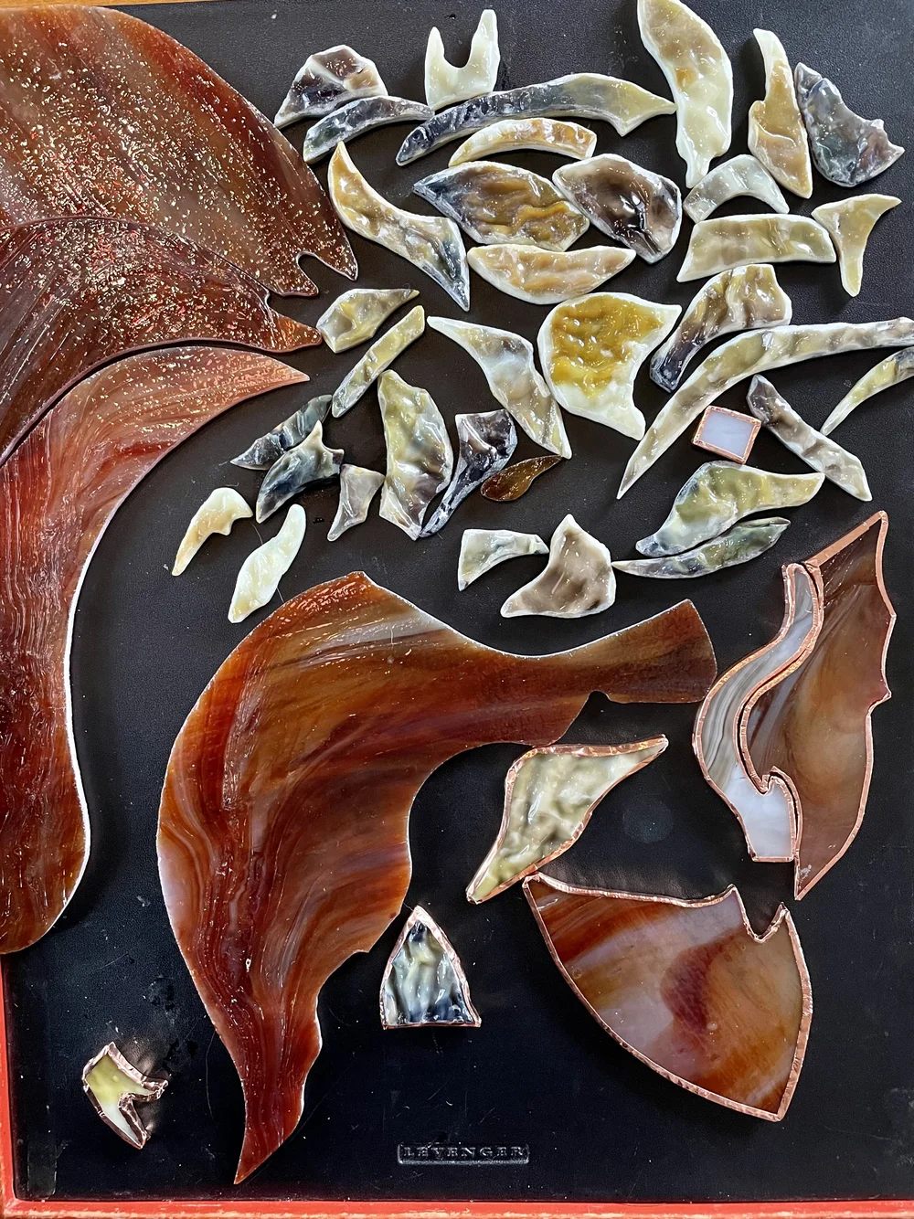 Broken Glass Loft Contemporary Stained Glass