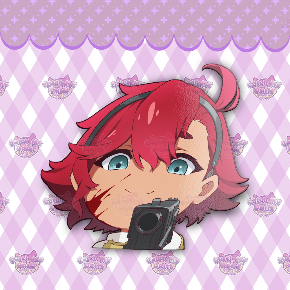 Waifu Anime Sticker Car Decal for Windows, Laptop, Phone Sticker