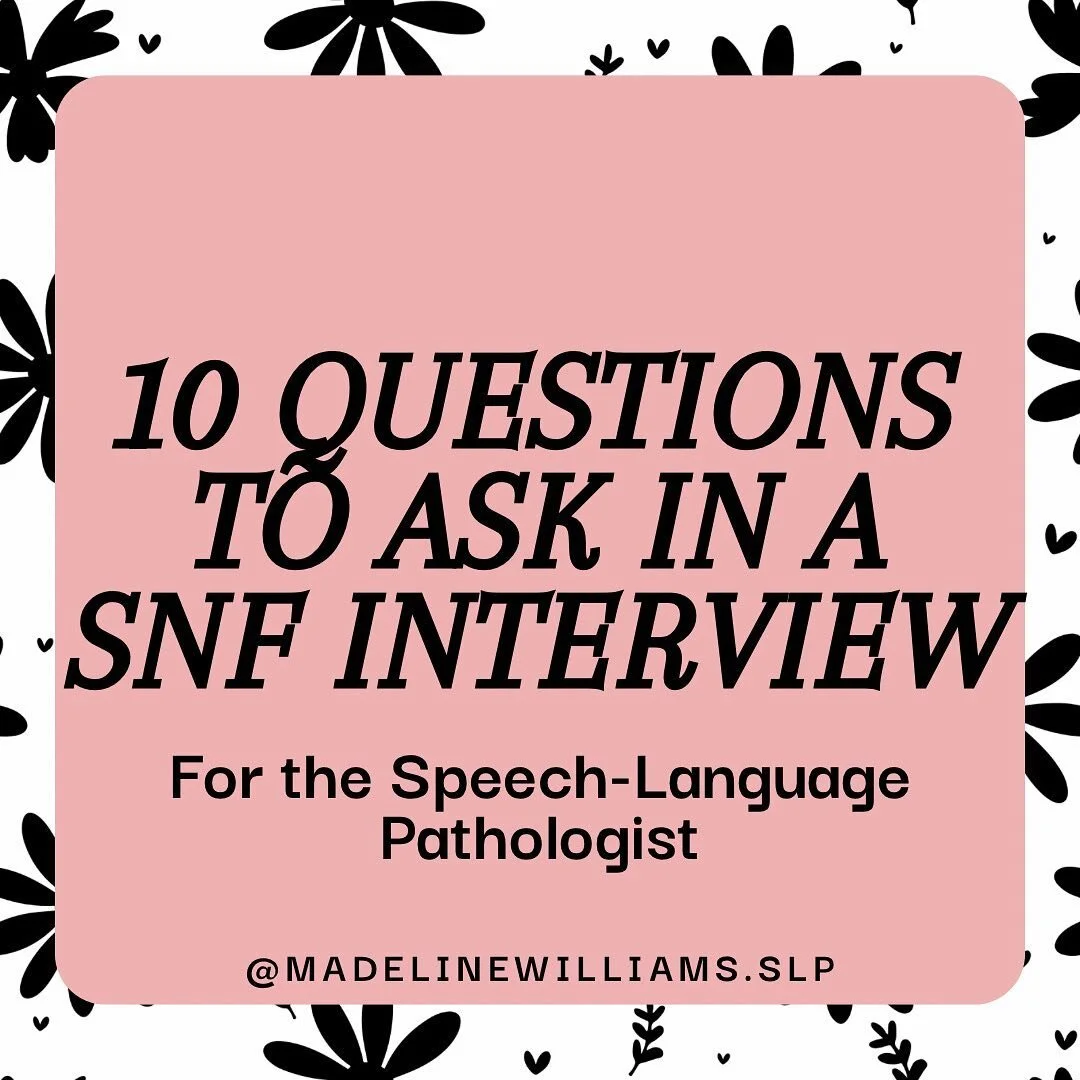 Free SLP Resources — Therapy Career Cafe