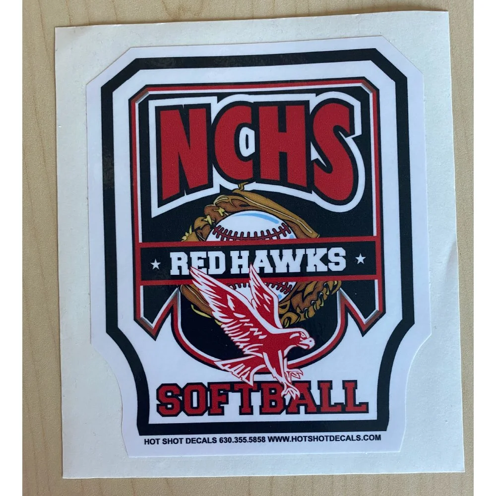 Redhawks Cross Country Car Decal — NCHS Booster Club