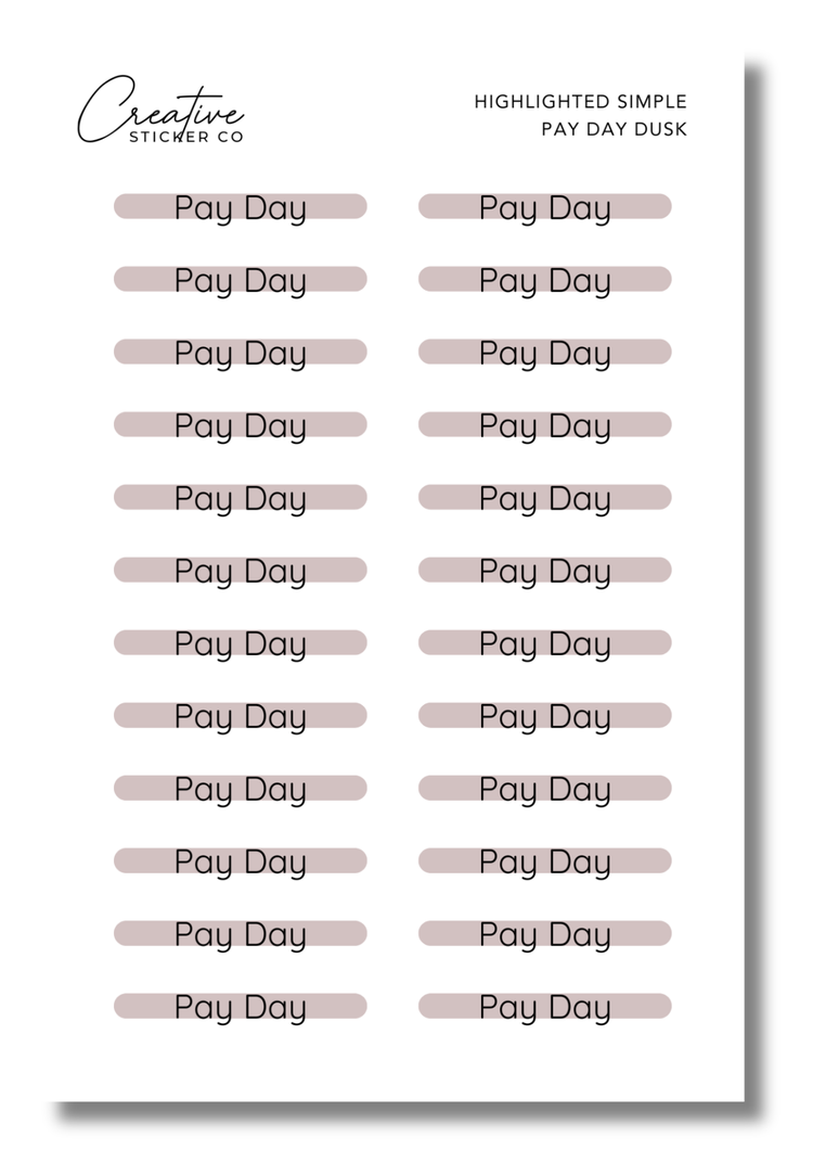 Creative Sticker Co - Minimal Planner Stickers & Stationery Shop